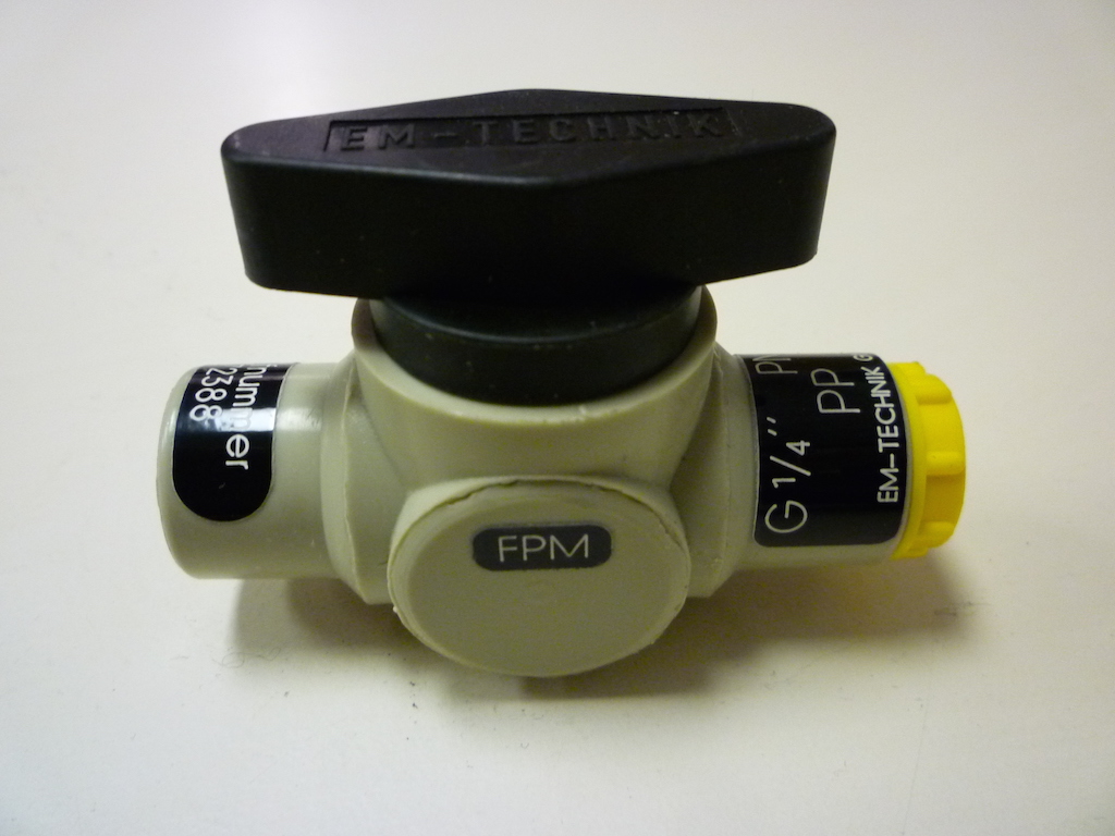 EM-Technik FPM G1/4" PN10 Stopcock - Toolex