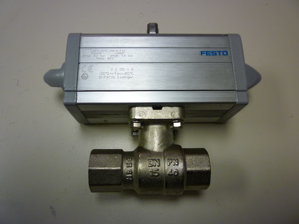 Festo VZPR-BPD-22-R12 540512 Ball valve actuator - Toolex
