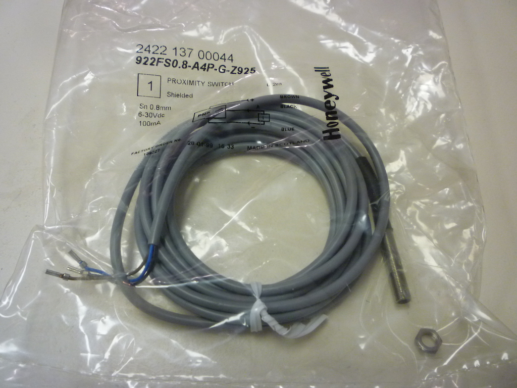 Honeywell 922FS0.8-A4P-G-Z925 Proximity switch - Toolex