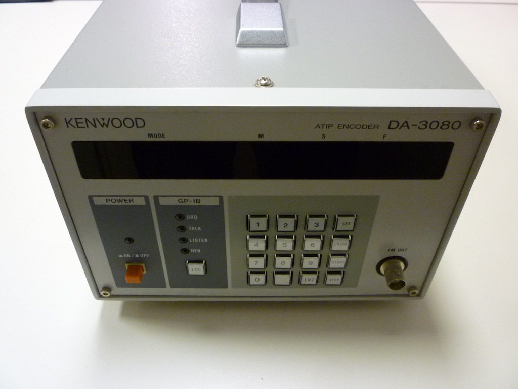Kenwood DA-3080 ATIP encoder - Toolex