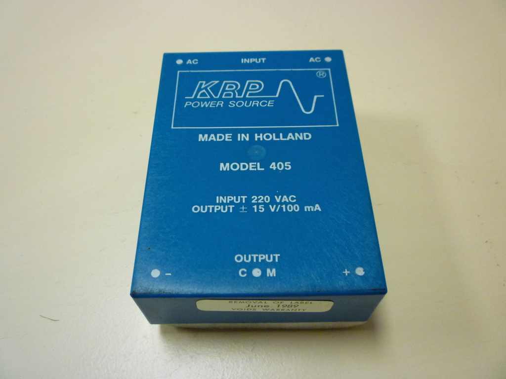 KRP Model 405 Linear regulated power supply - Toolex