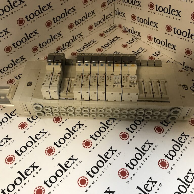 SMC SY3000 series stacking manifold SS5Y3-45-*A with valves DIN-rail ...