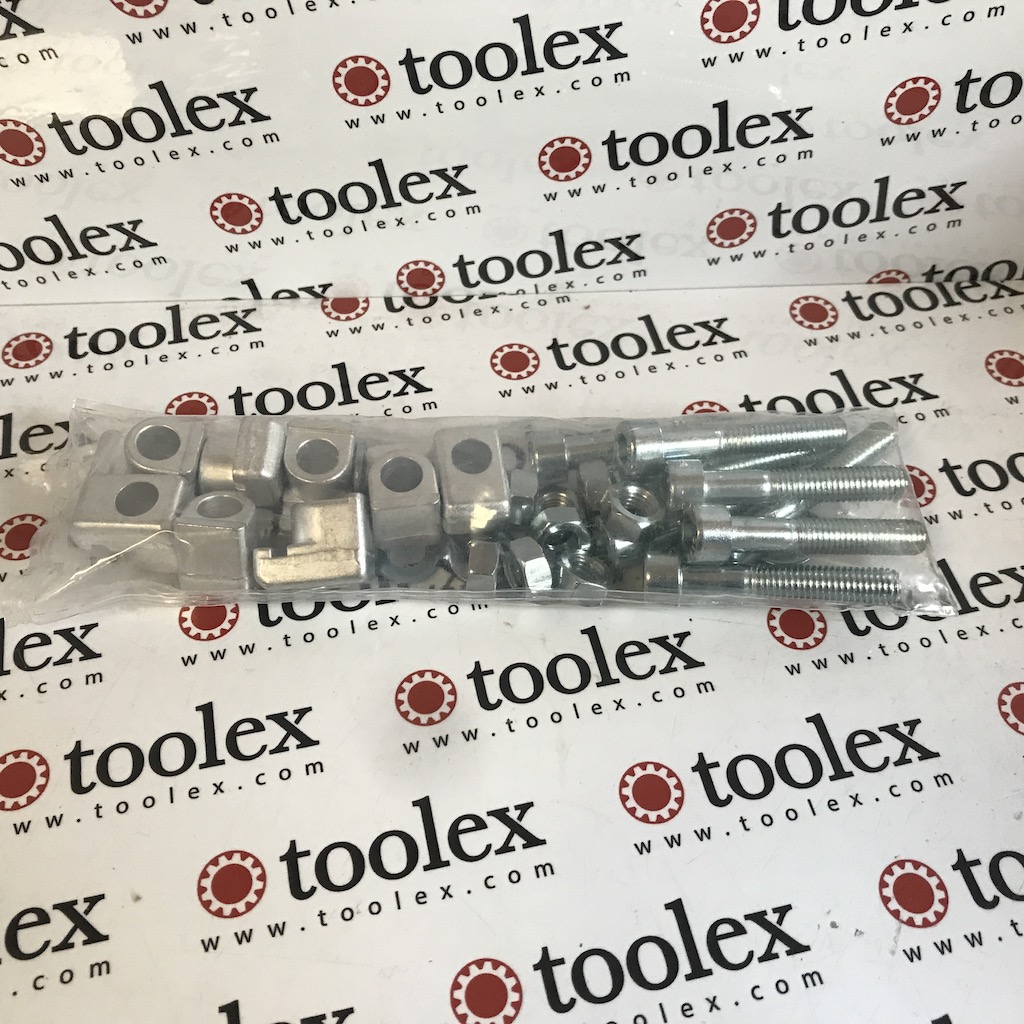 Pfeiffer claw clamp set M8x45 zinc-plated steel DN63-100 ISO-K (8-pack ...