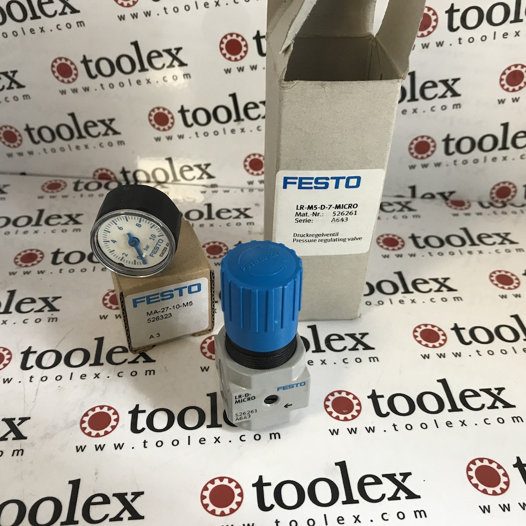 Festo 526261 LR-M5-D-7-Micro Pressure regulator - Toolex